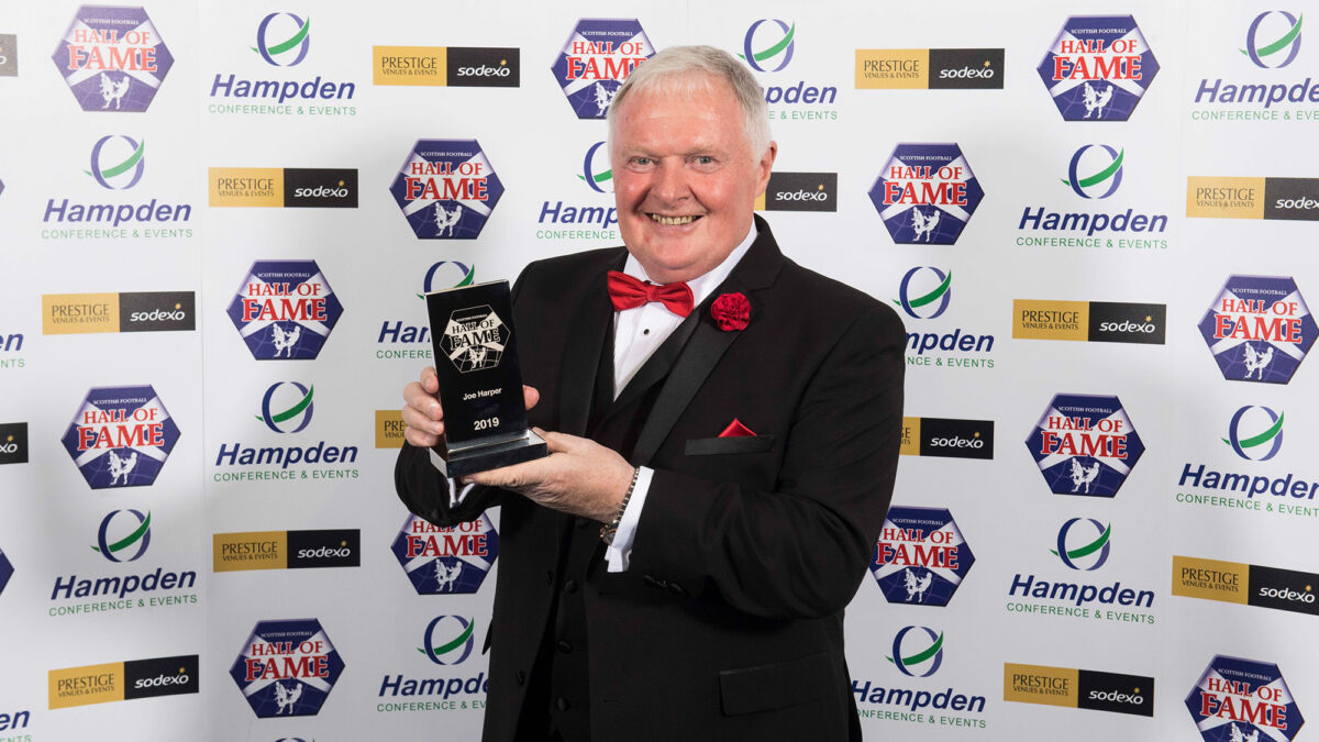 Aberdeen FC - Joe Harper inducted into SFA Hall of Fame