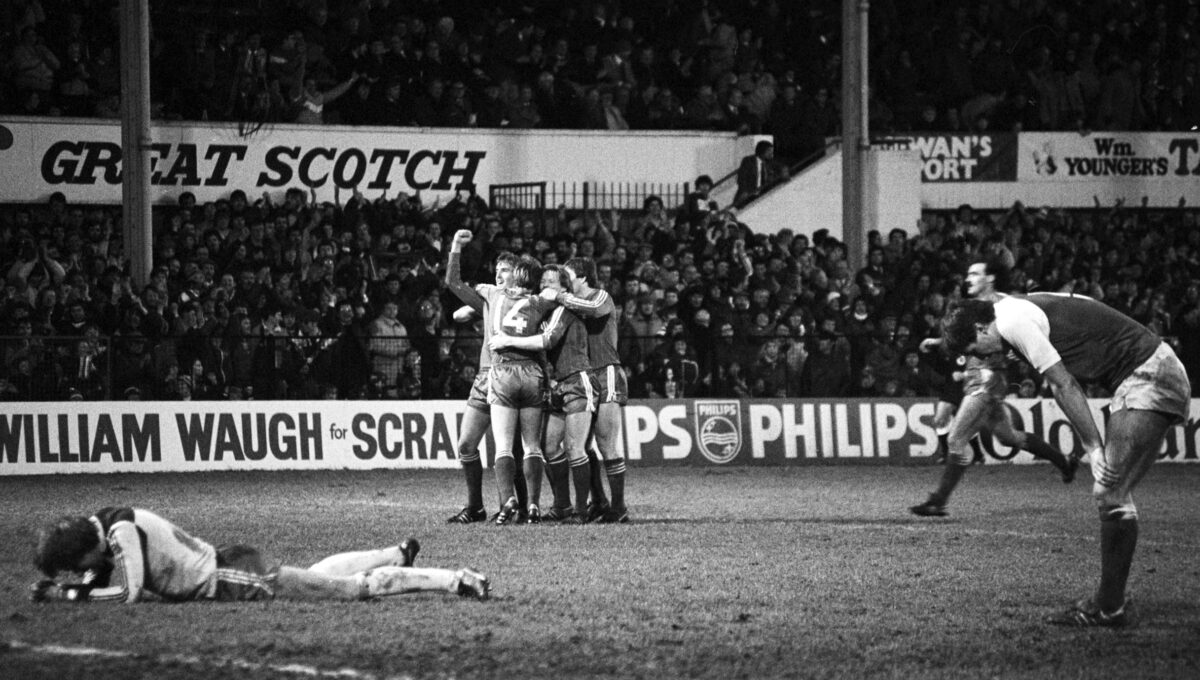 Aberdeen FC - Dons v Hibs in the Scottish Cup